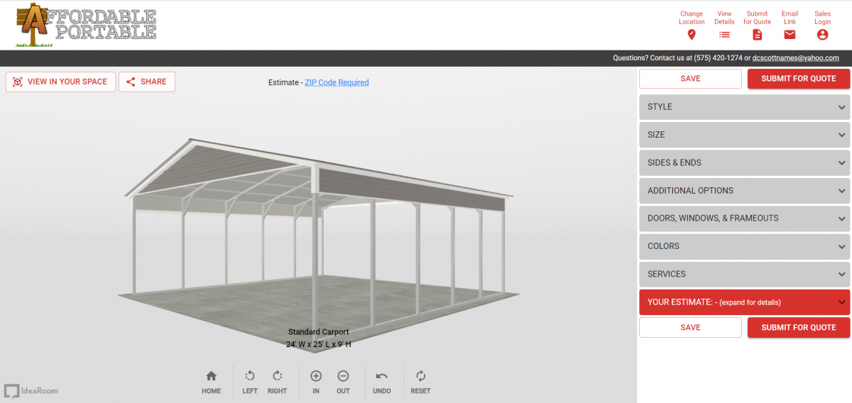 3D Building Designer - Affordable Portable Storage Sheds, For Sale, NM ...